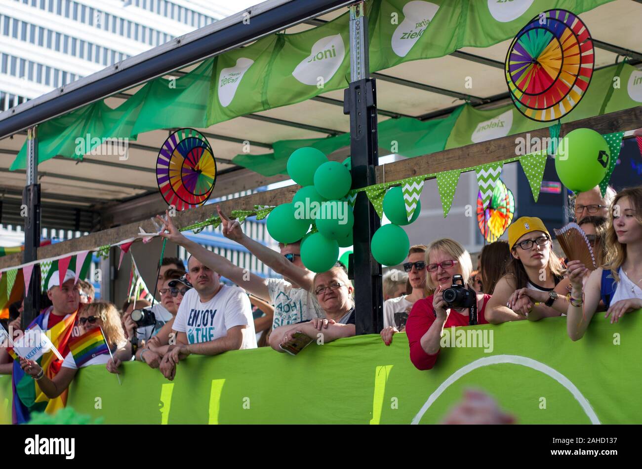 Equality Parade in Warsaw, Poland Stock Photo - Alamy
