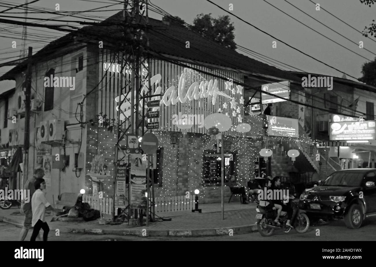 Nightlife in vientiane laos hi-res stock photography and images - Alamy