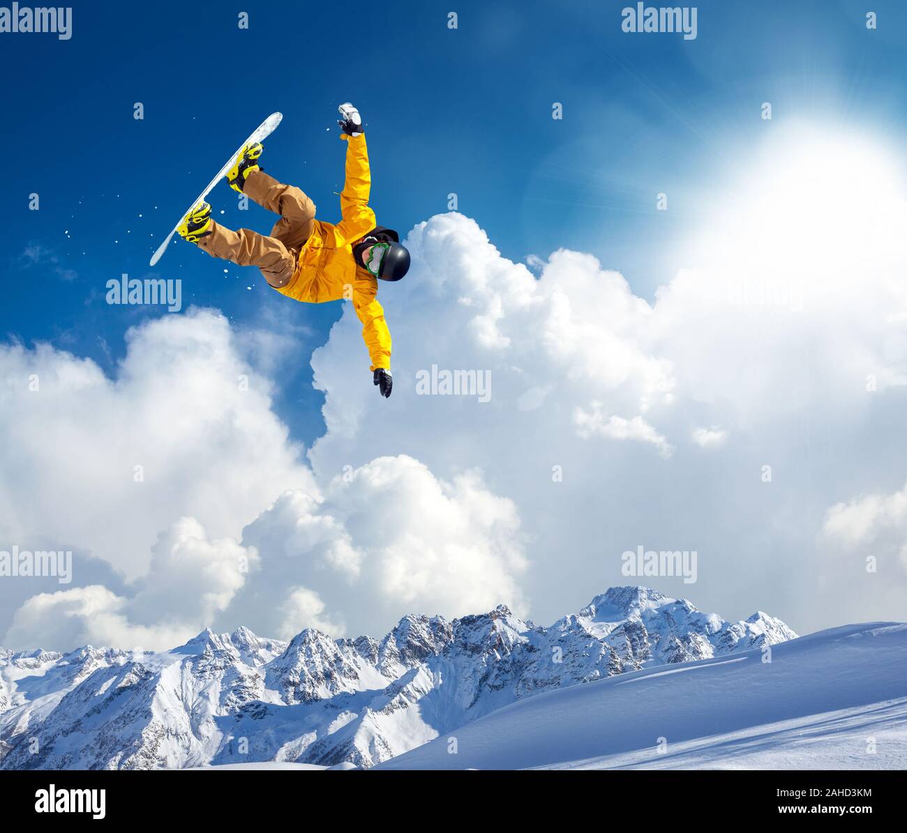 Snow extreme sports stunt track and hi-res stock photography and images ...