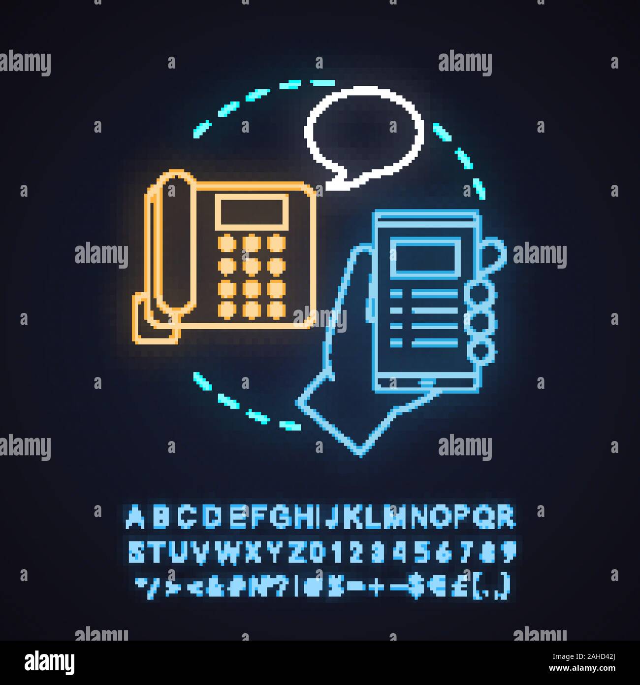 Contact us neon light concept icon. Information center idea. Helpdesk ...