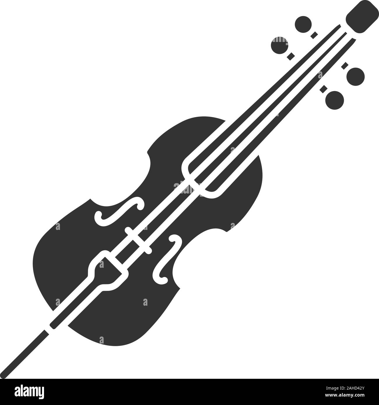Cellist Silhouette