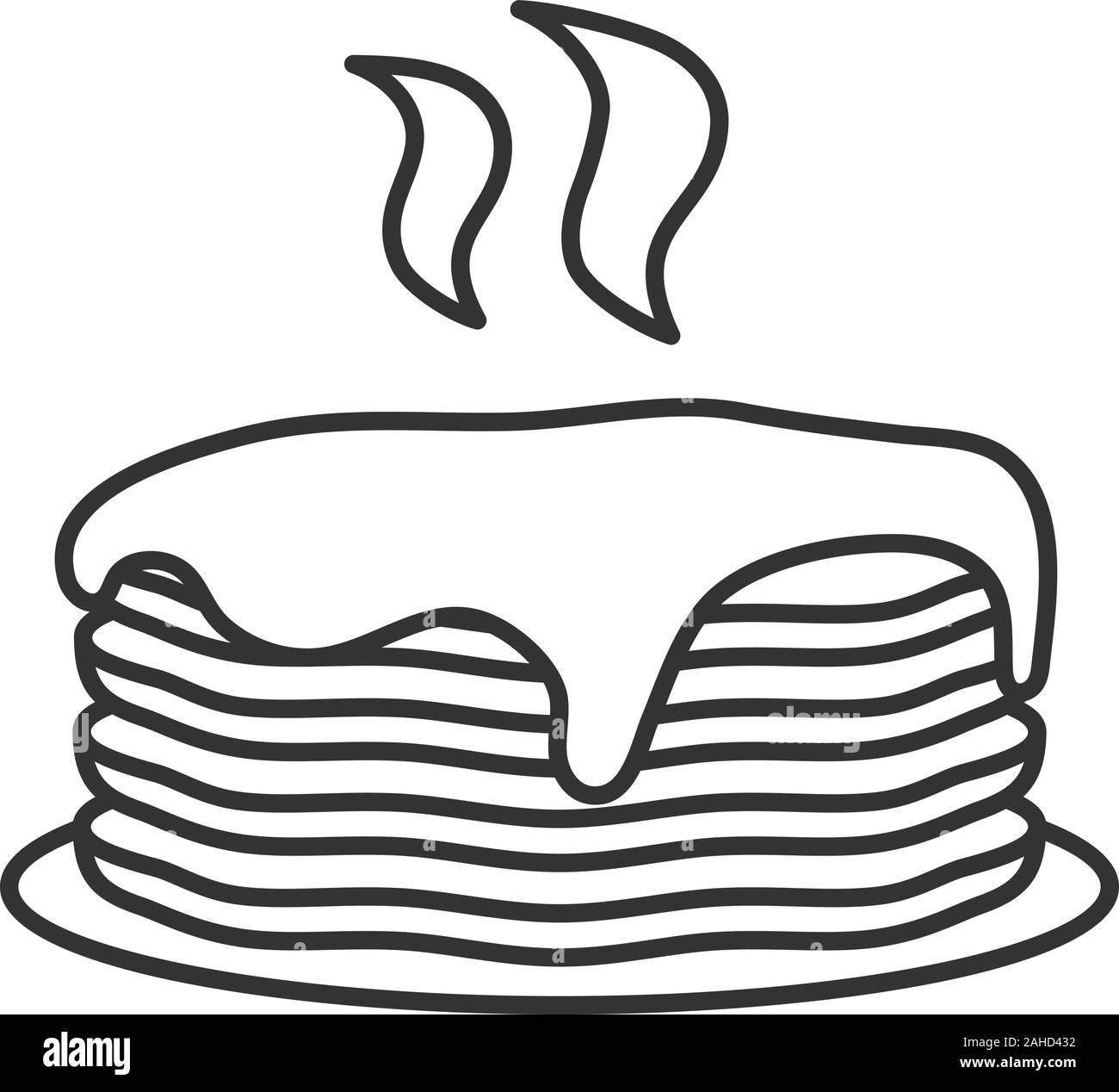 Pancake Stack Drawing