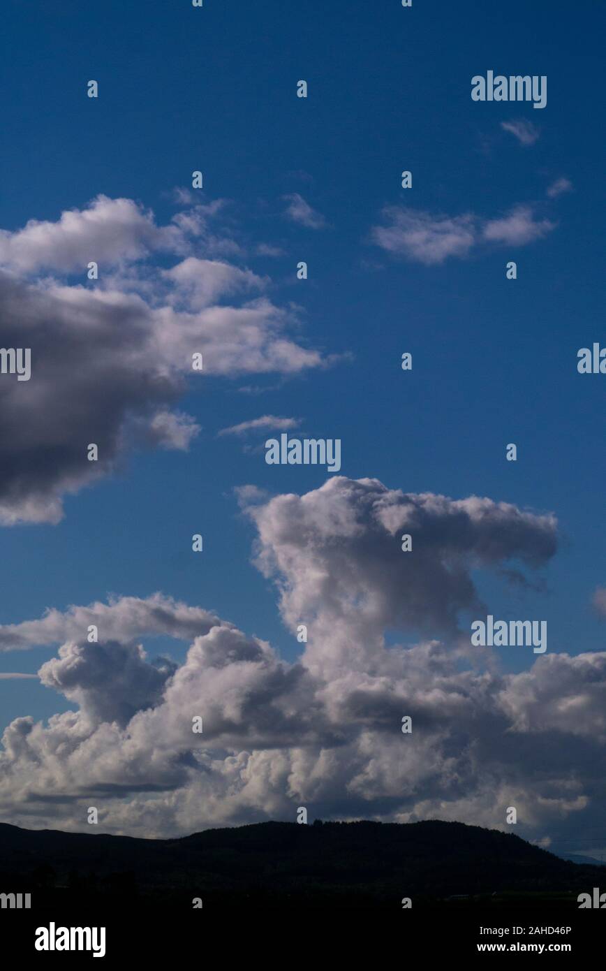 Dramatic cloud formations in Sutherland Scotland UK Stock Photo - Alamy
