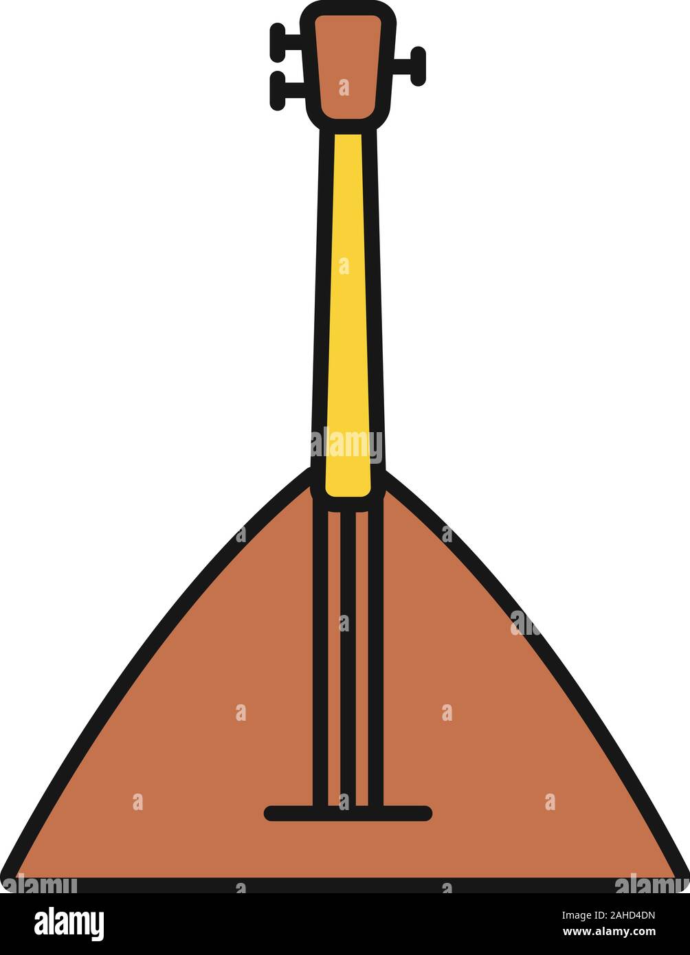 Balalaika color icon. Isolated vector illustration Stock Vector Image ...