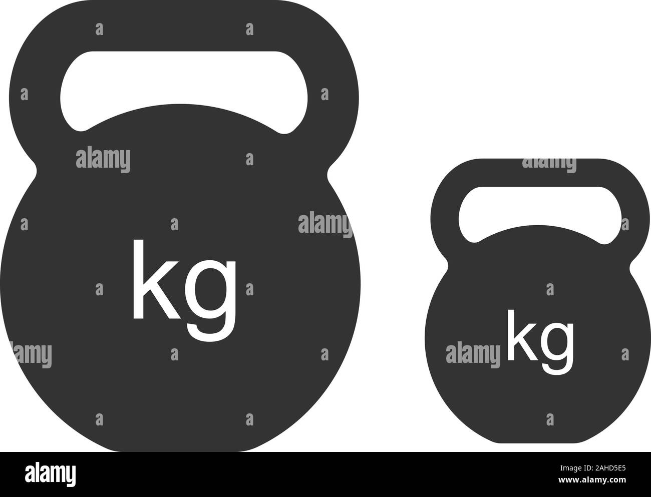 Kettlebells glyph icon. Silhouette symbol. Exercise weights. Sports ...