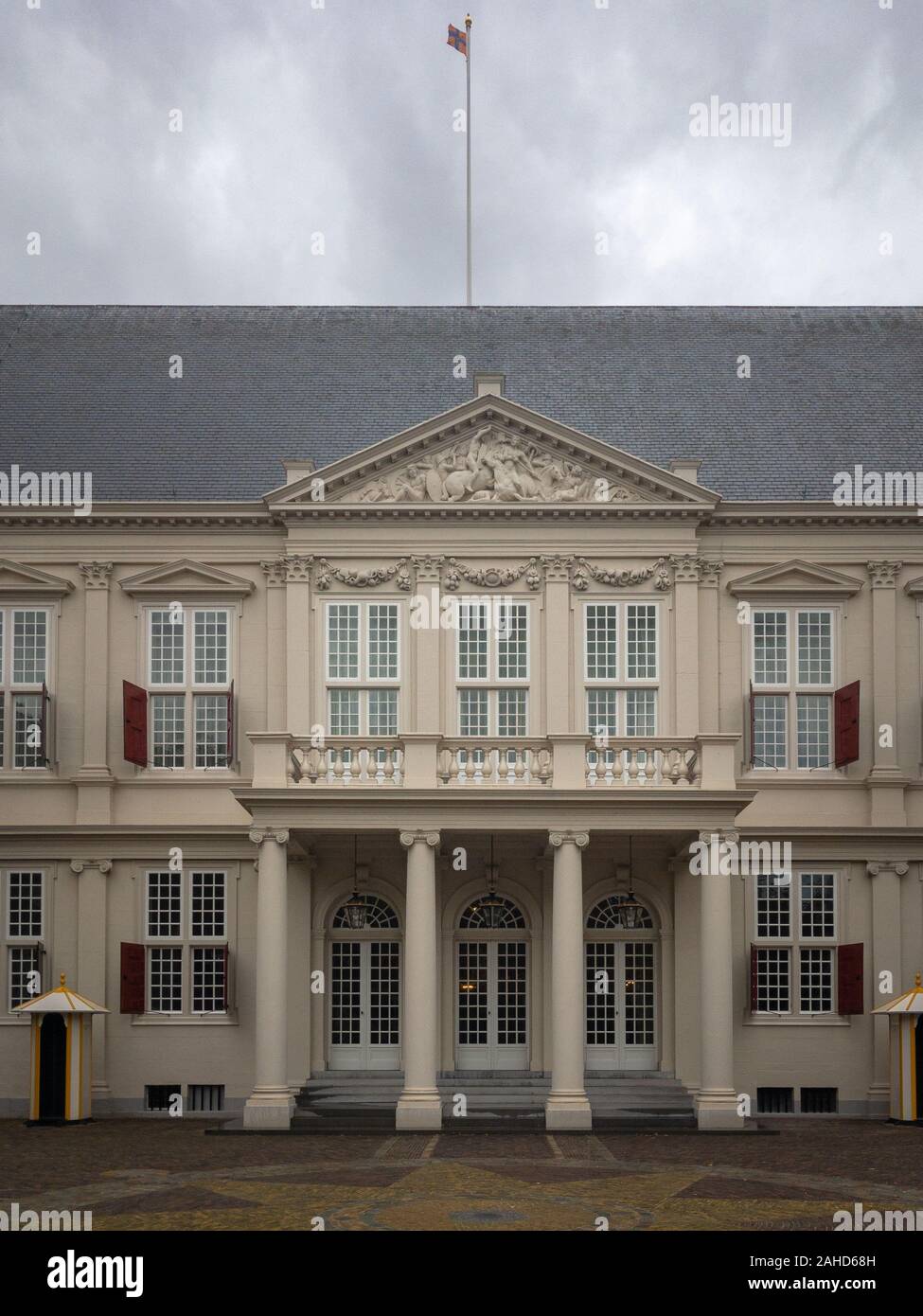 Facade of Paleis Noordeinde, the official residence of the Dutch ...