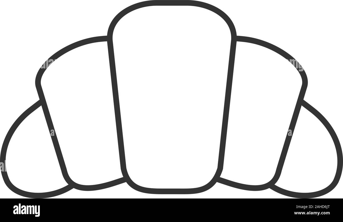 Crescent bread roll Black and White Stock Photos & Images - Alamy