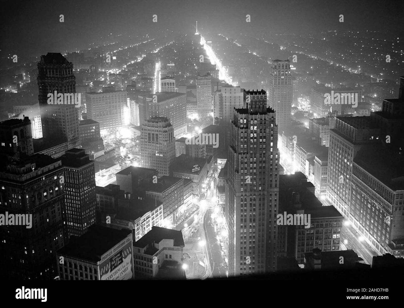 Detroit during the early 1940s Stock Photo - Alamy