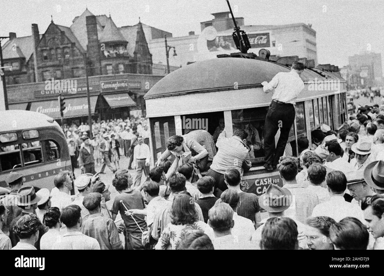 Detroit during the early 1940s Stock Photo - Alamy