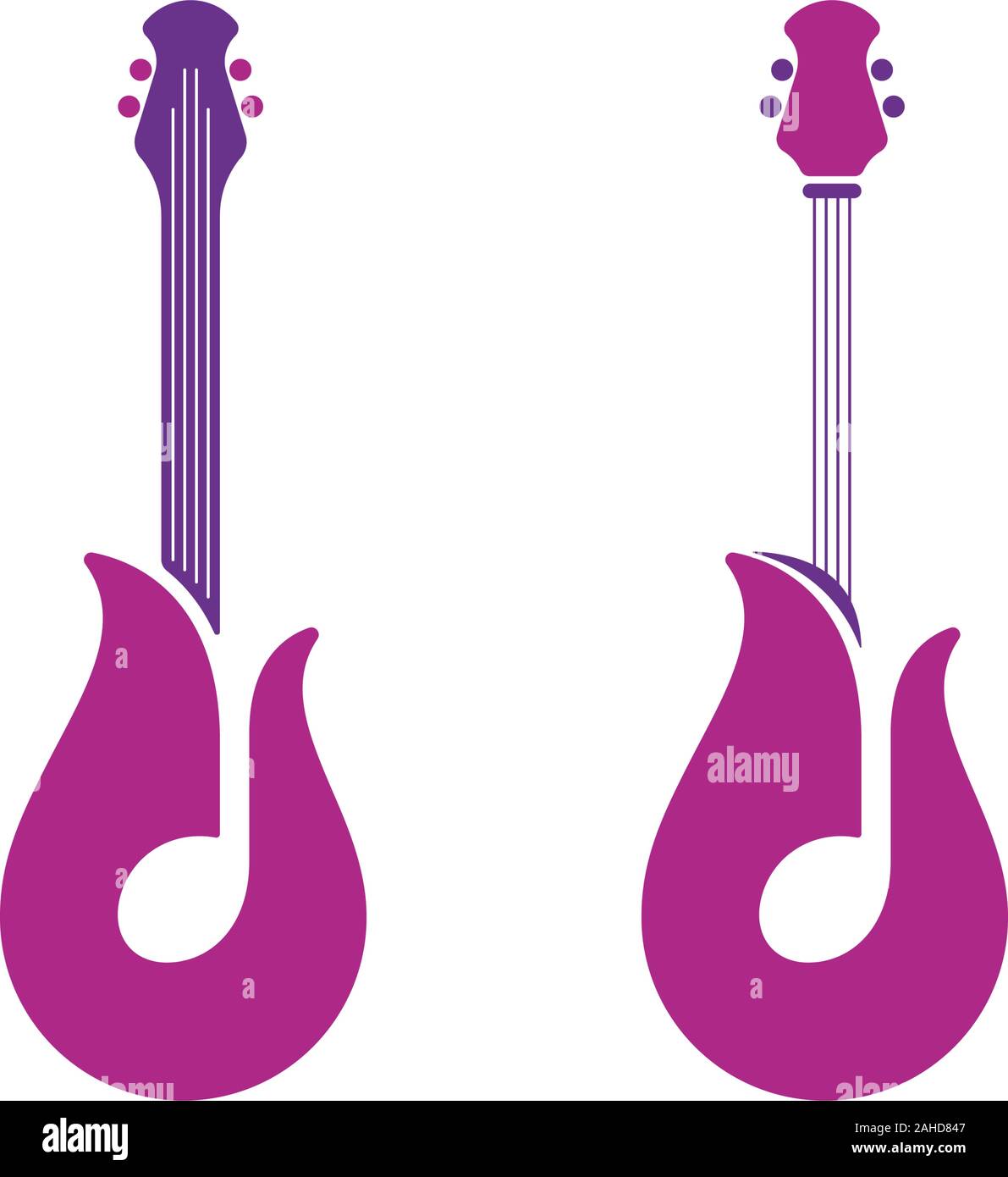 Violin shaped Stock Vector Images - Alamy