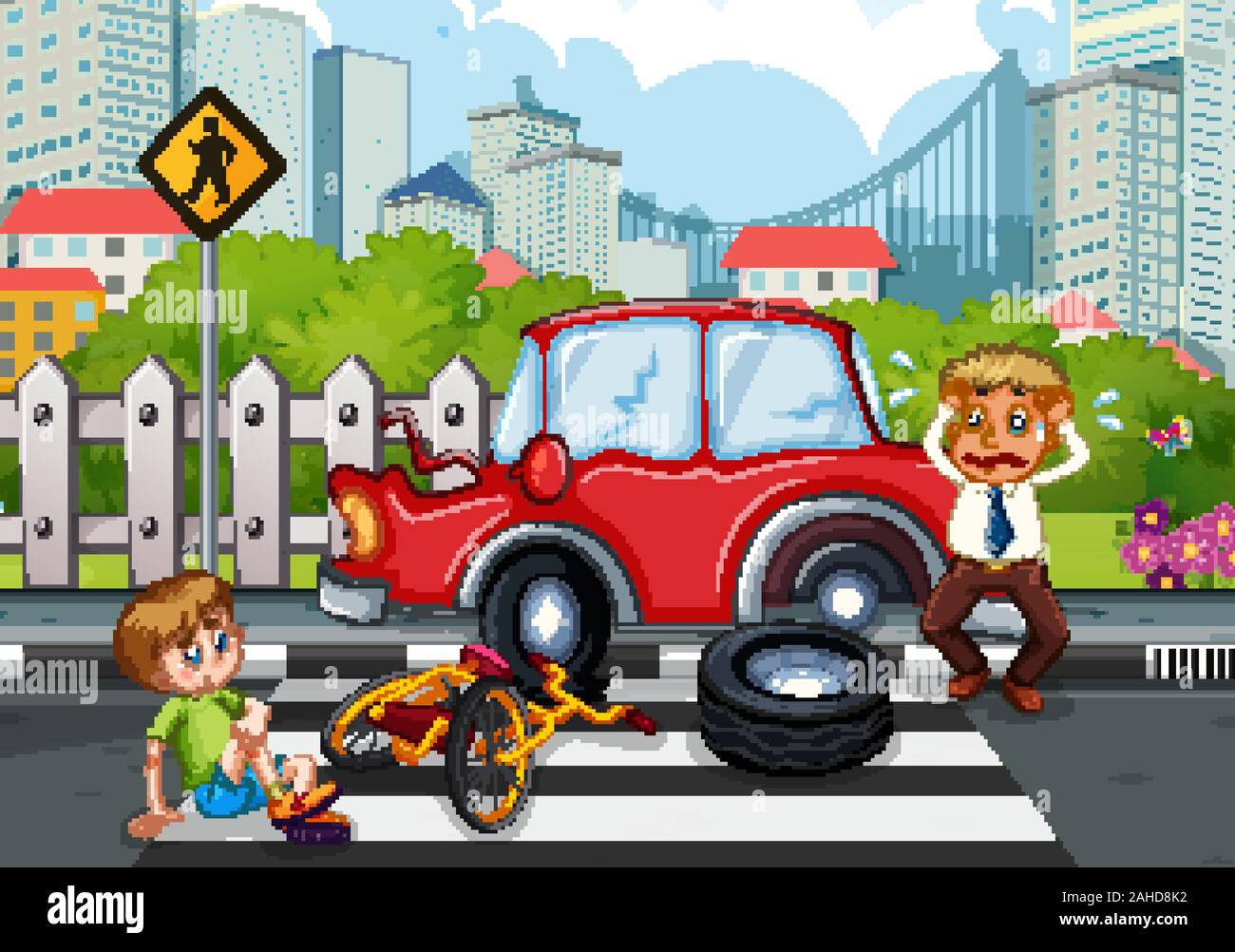 Animated Car Crash Clip Art