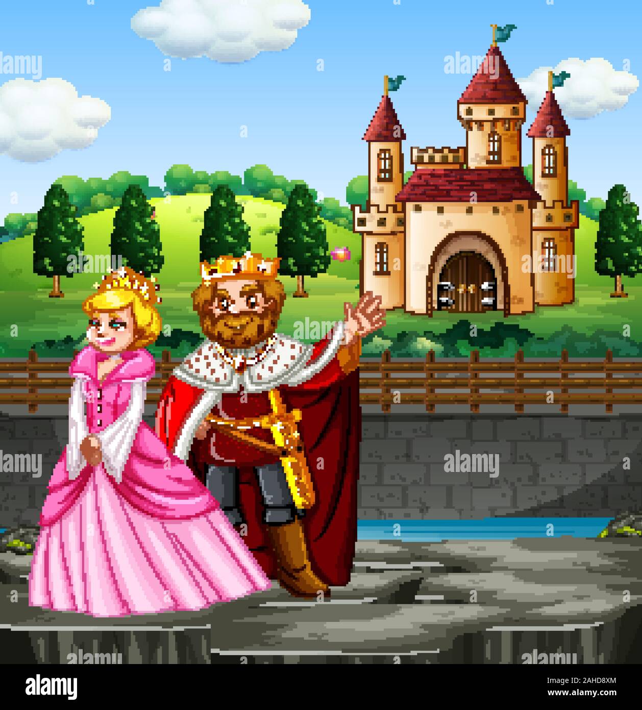 King And Queen Cartoon Photo