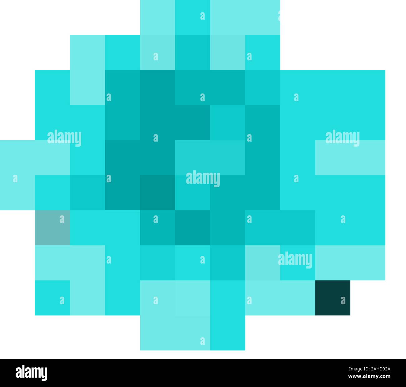 Single flower in blue color illustration Stock Vector Image & Art - Alamy