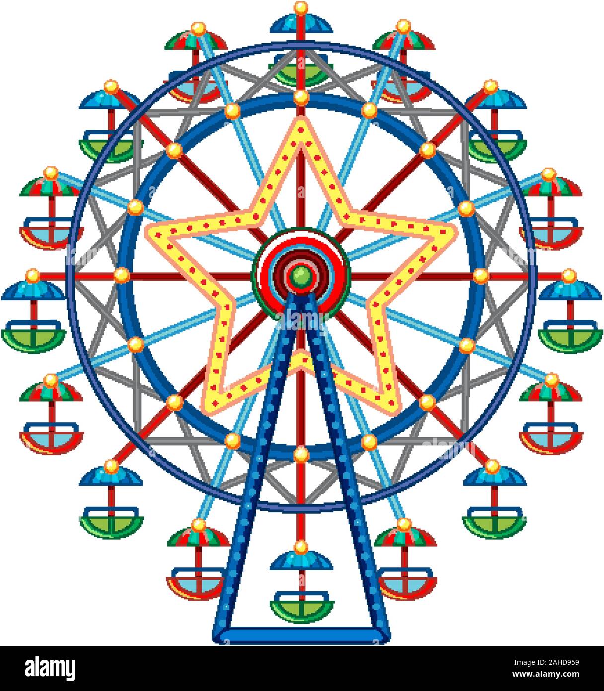 Ferris wheel clipart Cut Out Stock Images & Pictures - Alamy