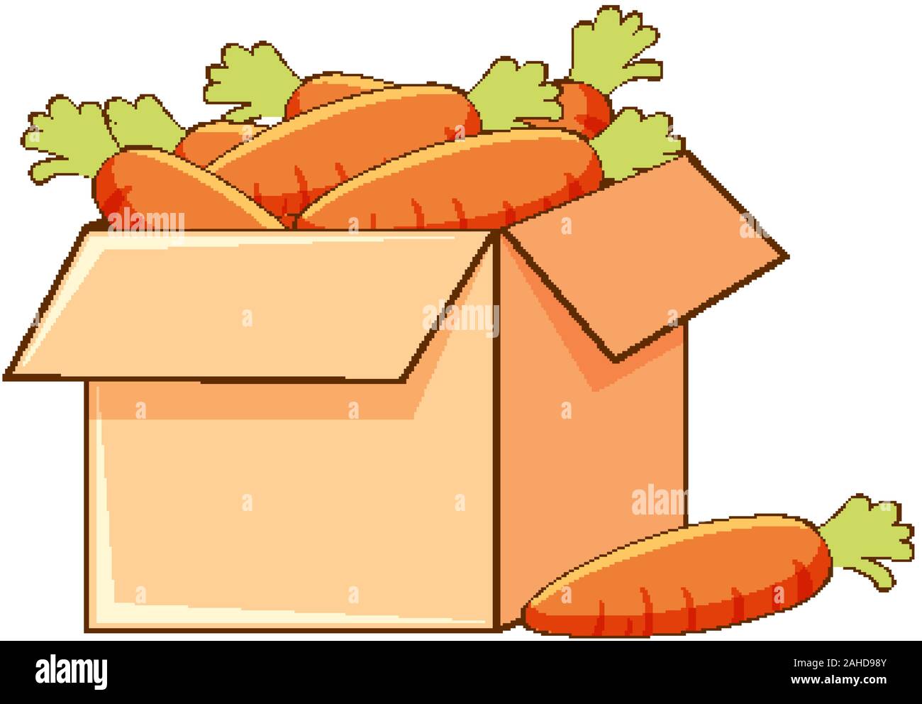 Carrot storage Stock Vector Images - Alamy
