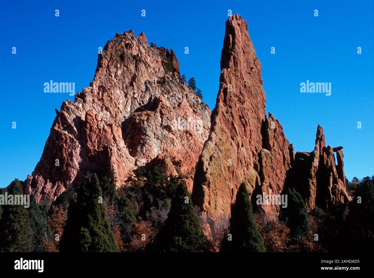 Keyhole Window, Garden of the Gods, Manitou Springs, Colorado Stock ...