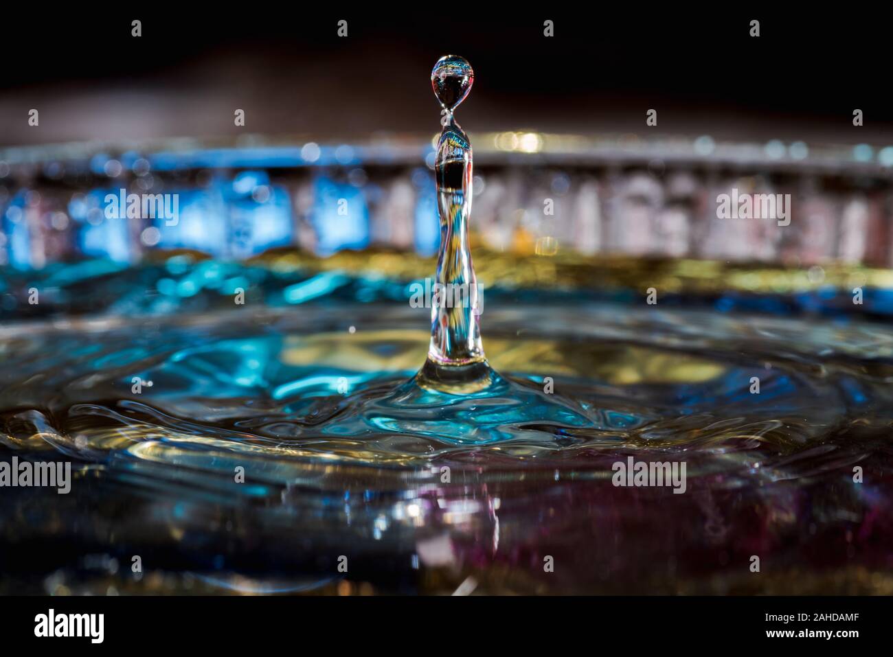 Splashing Water Columns High Resolution Stock Photography and Images ...