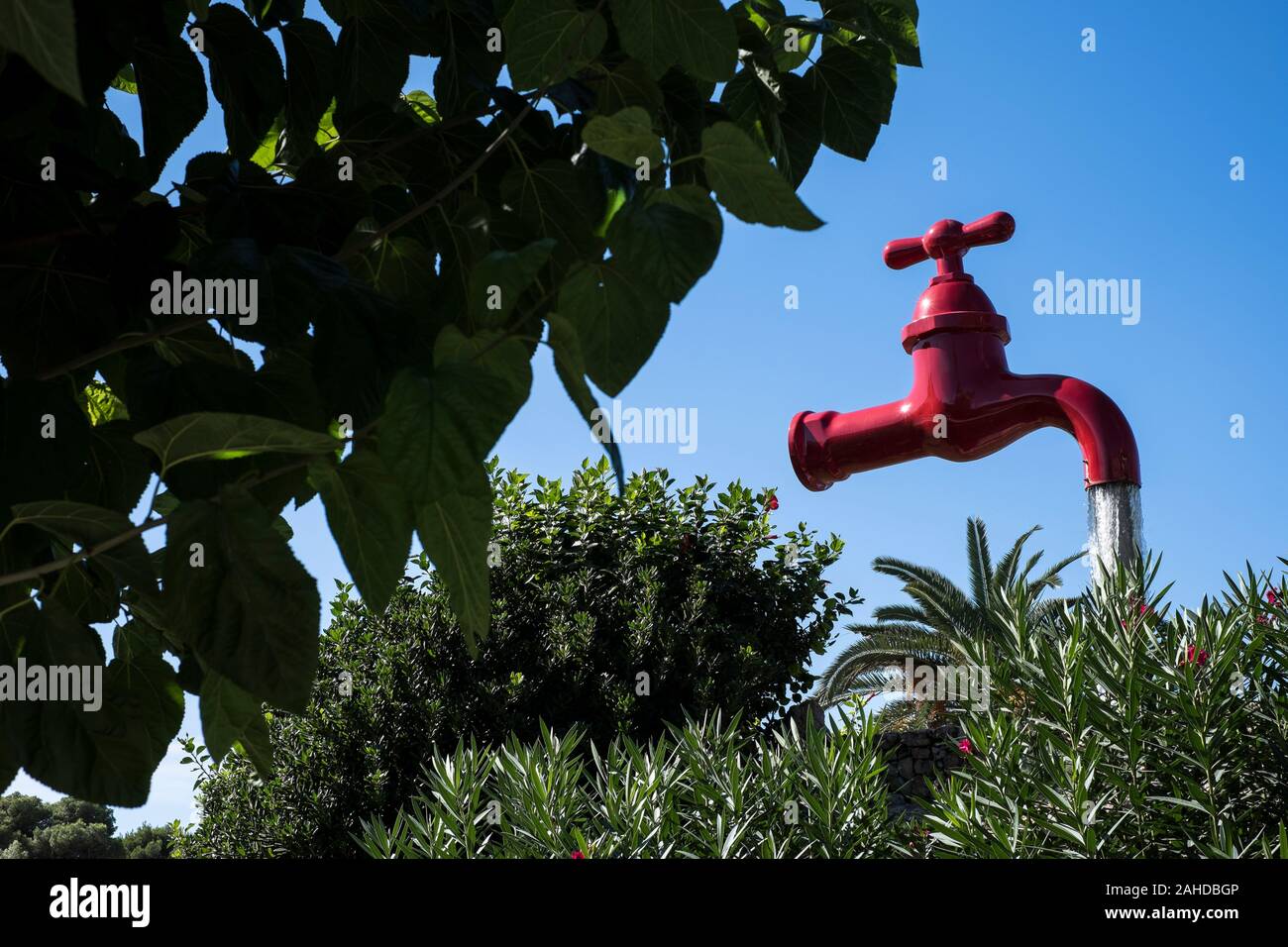 Giant red tap hi-res stock photography and images - Alamy