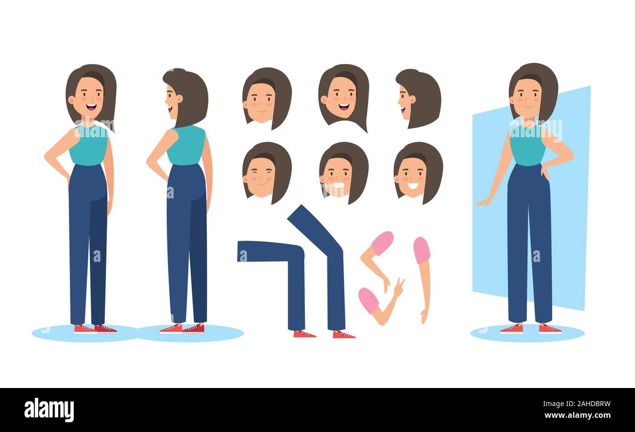 Young woman body parts Cut Out Stock Images & Pictures - Alamy