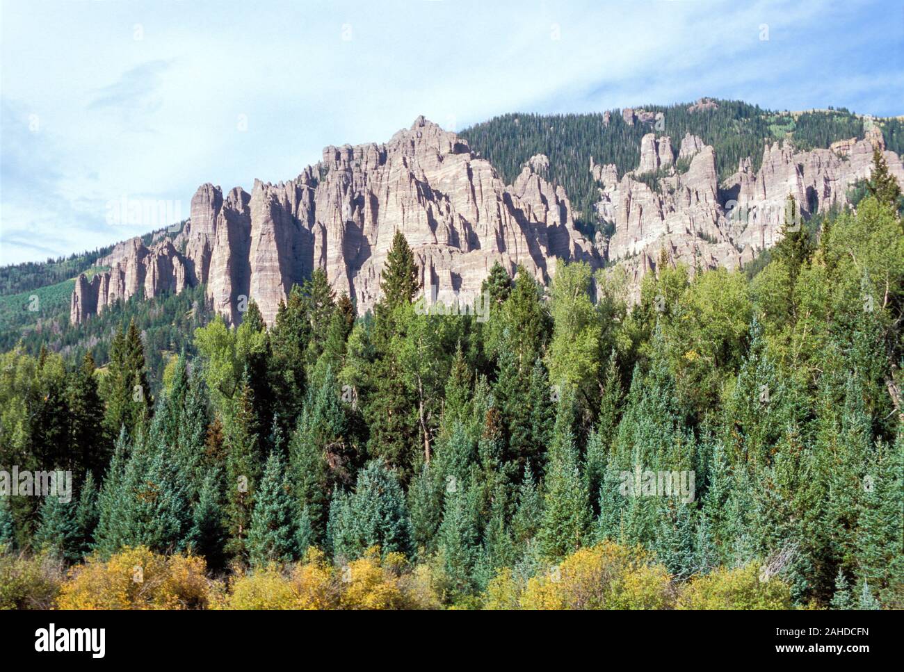 San Juan Mountains, Ridgeway, Colorado Stock Photo - Alamy