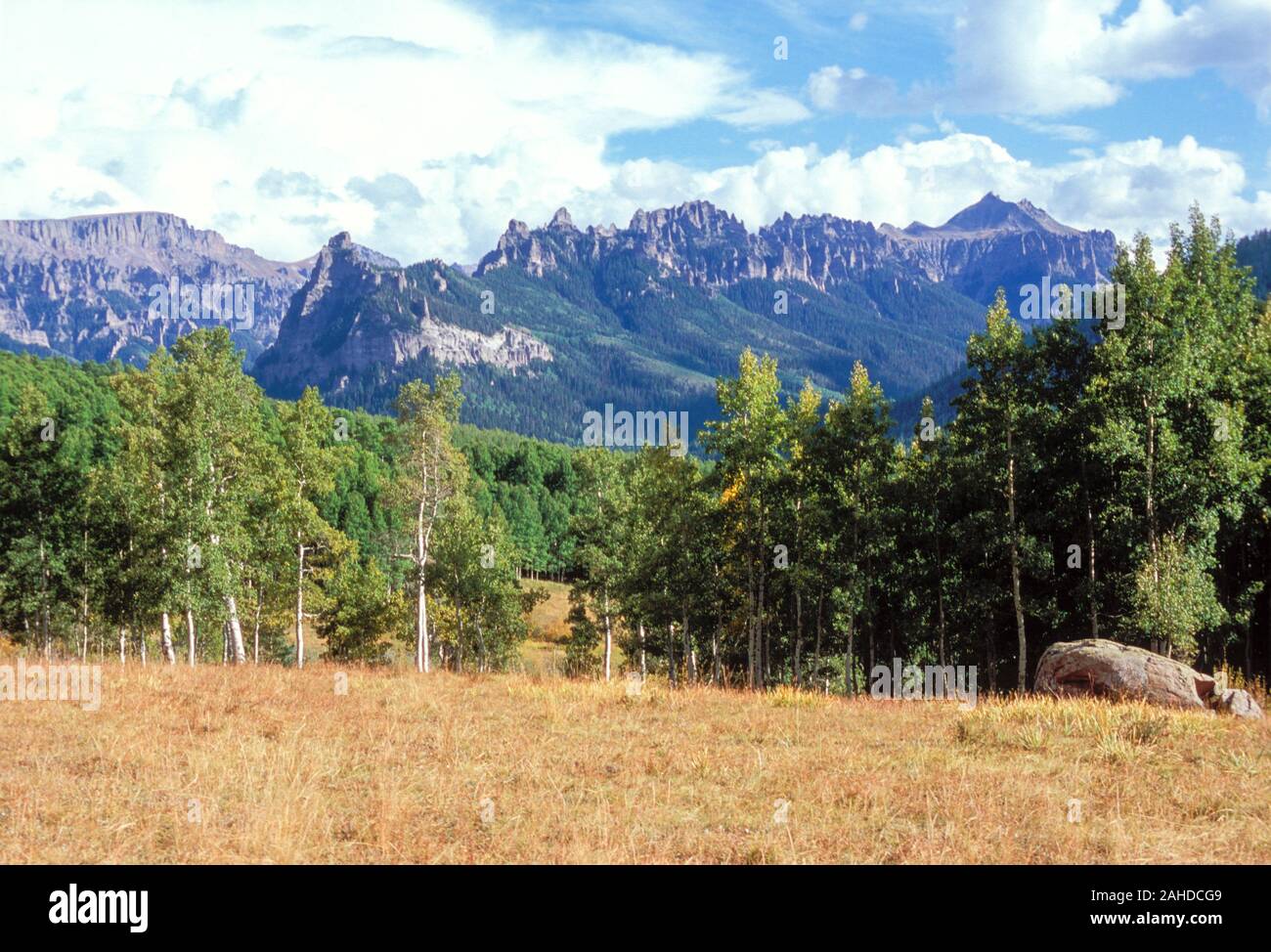 San Juan Mountains, Ridgeway, Colorado Stock Photo - Alamy