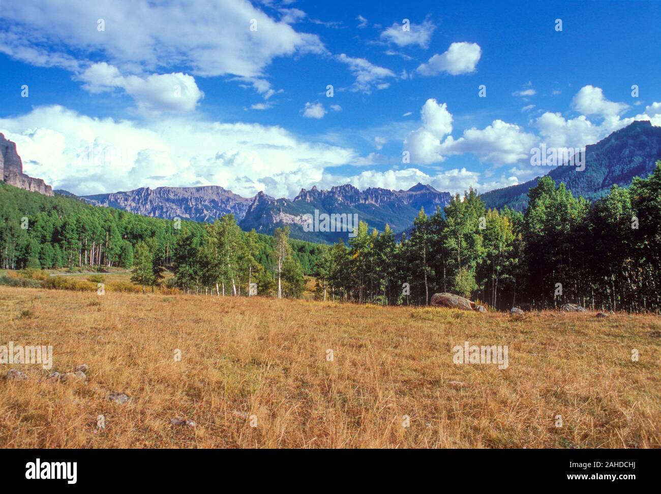 San Juan Mountains, Ridgeway, Colorado Stock Photo - Alamy