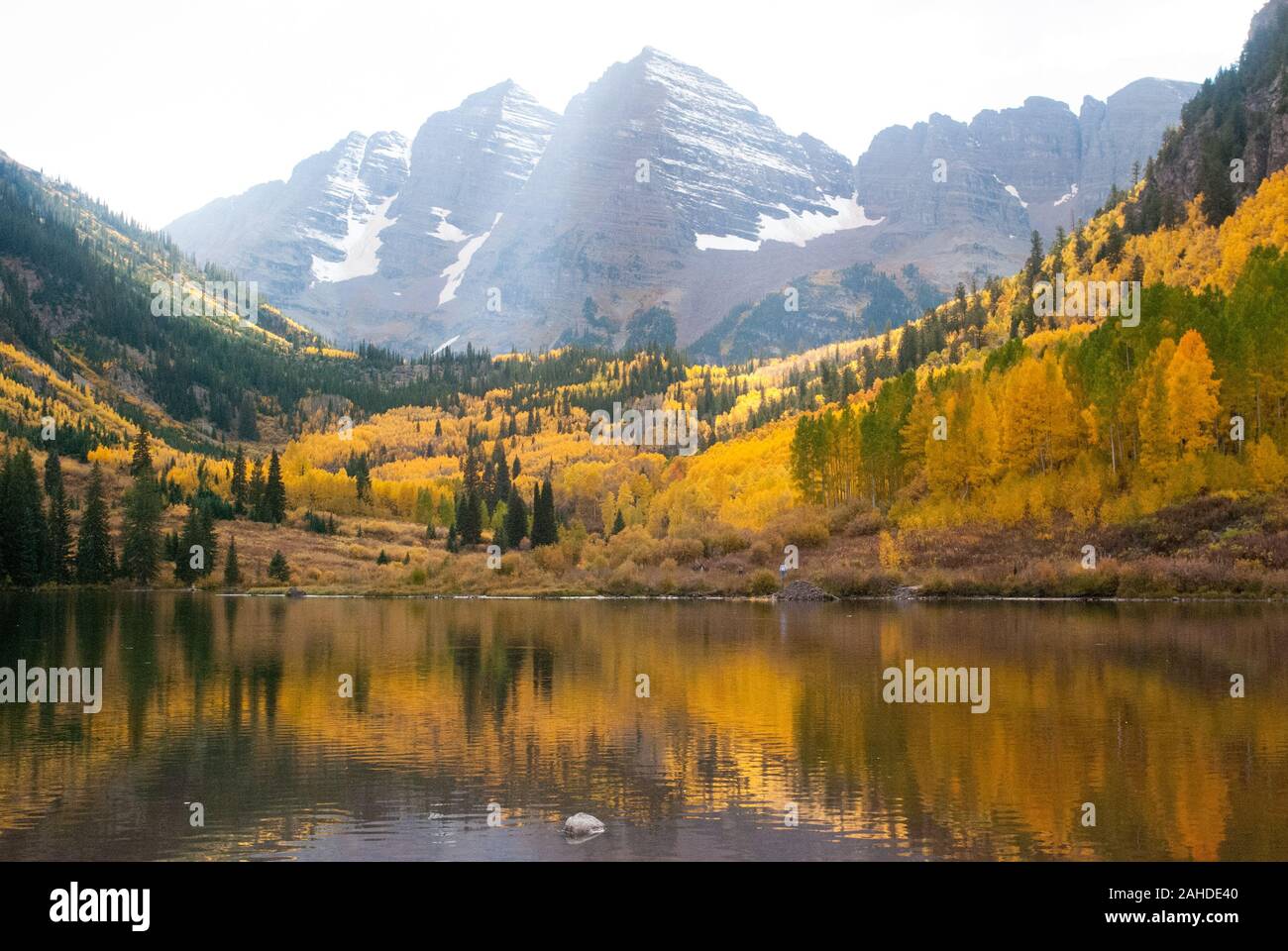 Maroon Bells, Colorado Stock Photo - Alamy