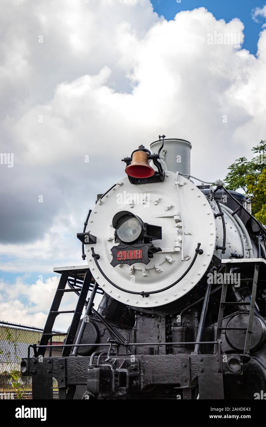 detail of the bell of the St. Louis–San Francisco 4018 diesel ...