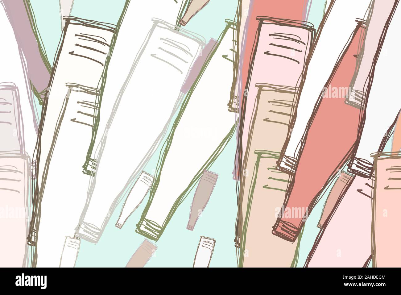 Background abstract bottle, hand drawn for design, graphic resource ...