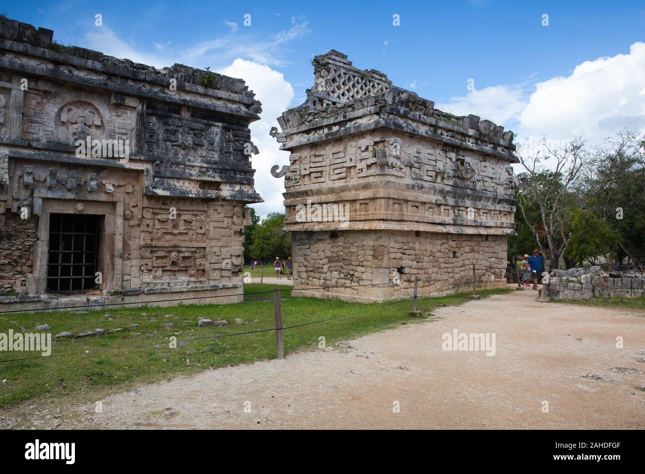 Chichen Itza, Mexico - January 28, 2018: Majestic ruins in Chichen Itza ...