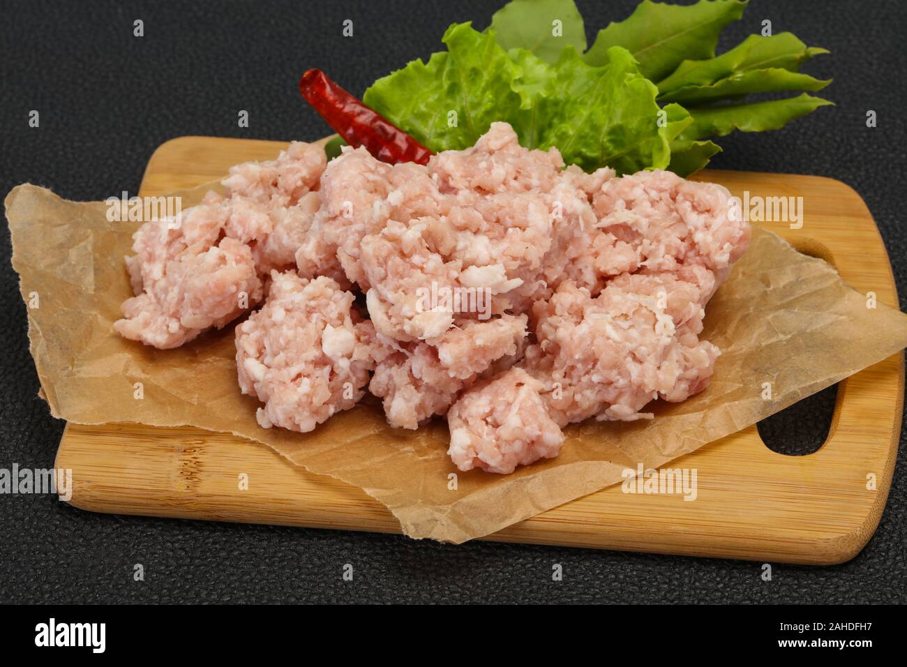 Homemade pork minced meat ready for cooking Stock Photo - Alamy