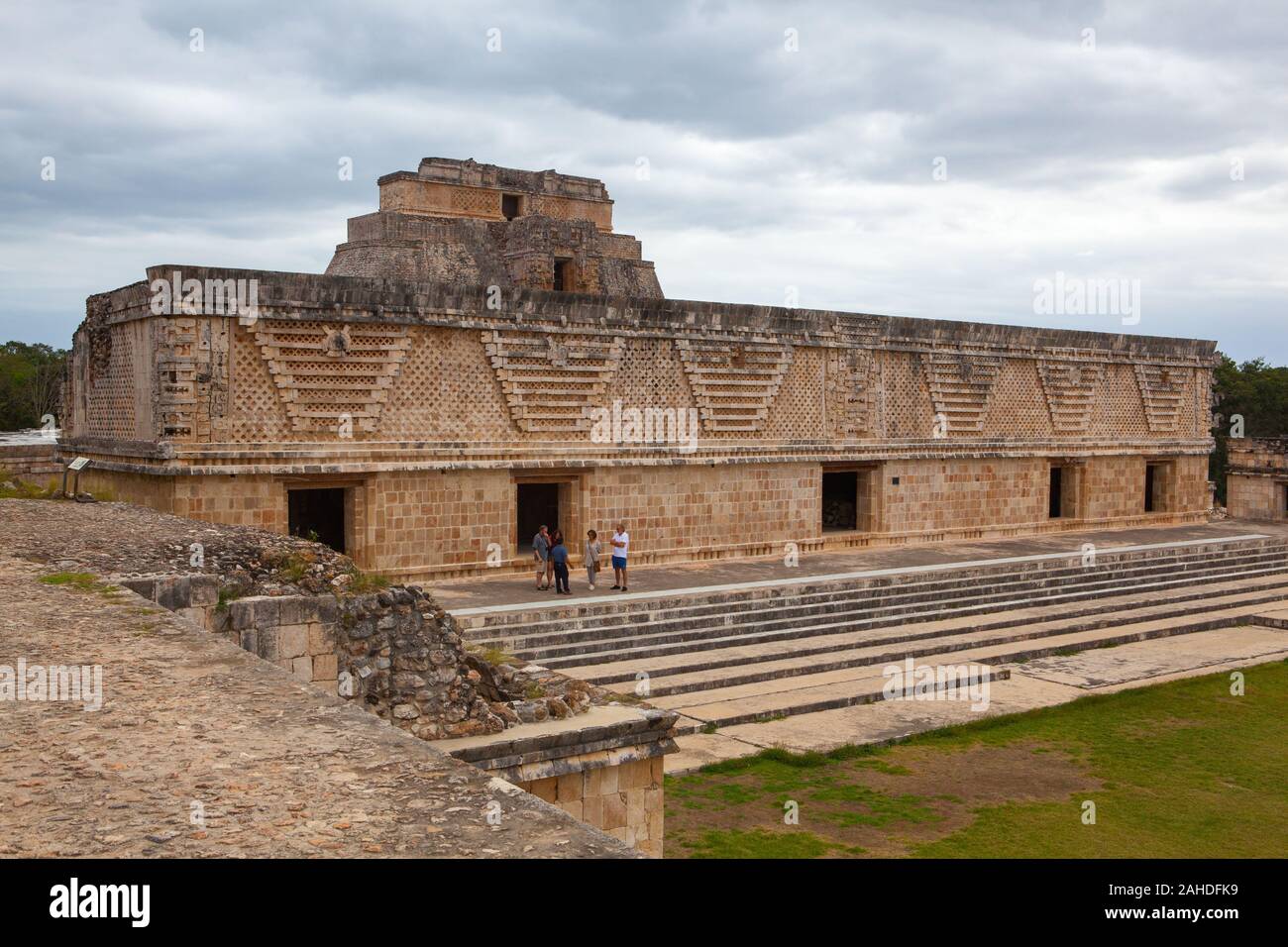 Uxmal, Mexico - January 30, 2018: Majestic ruins in Uxmal,Mexico. Uxmal ...