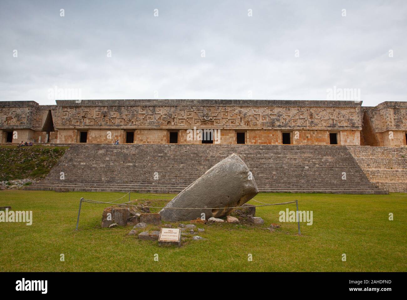 Uxmal, Mexico - January 30, 2018: Majestic ruins in Uxmal,Mexico. Uxmal ...
