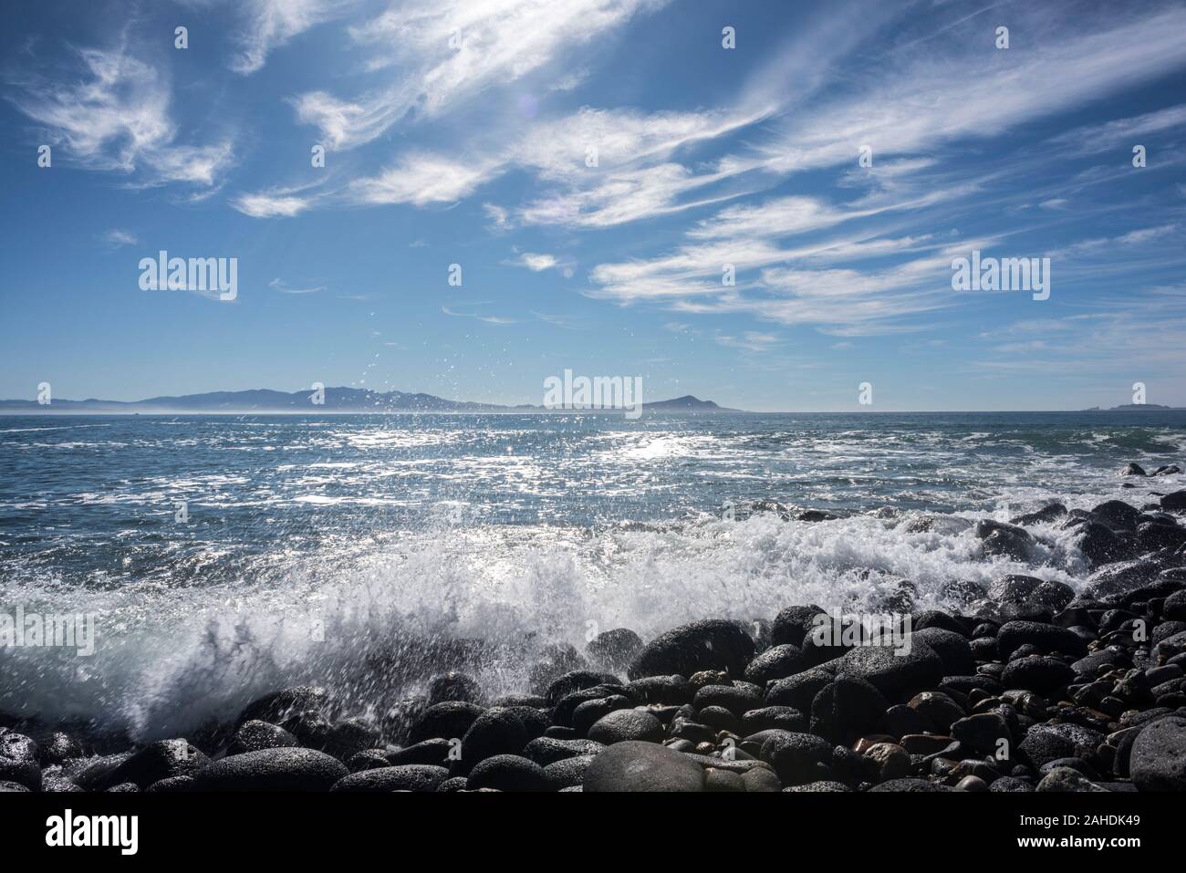 San Miguel Beach, Ensenada, Mexico Stock Photo - Alamy