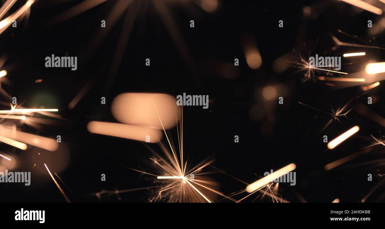 Sparkling fiery sparks festive fireworks hi-res stock photography and ...