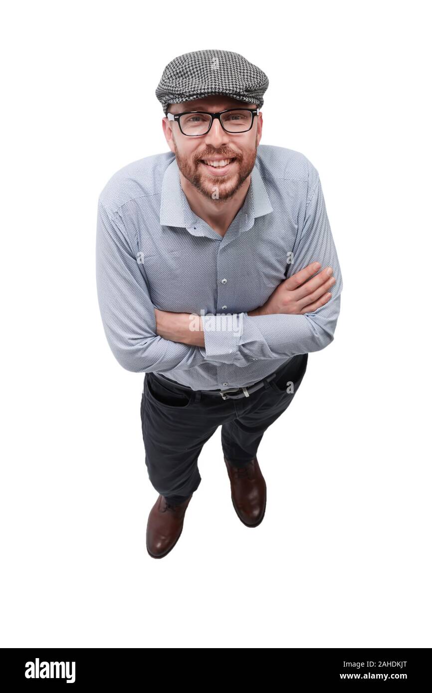 Young male in checkered Cut Out Stock Images & Pictures - Alamy