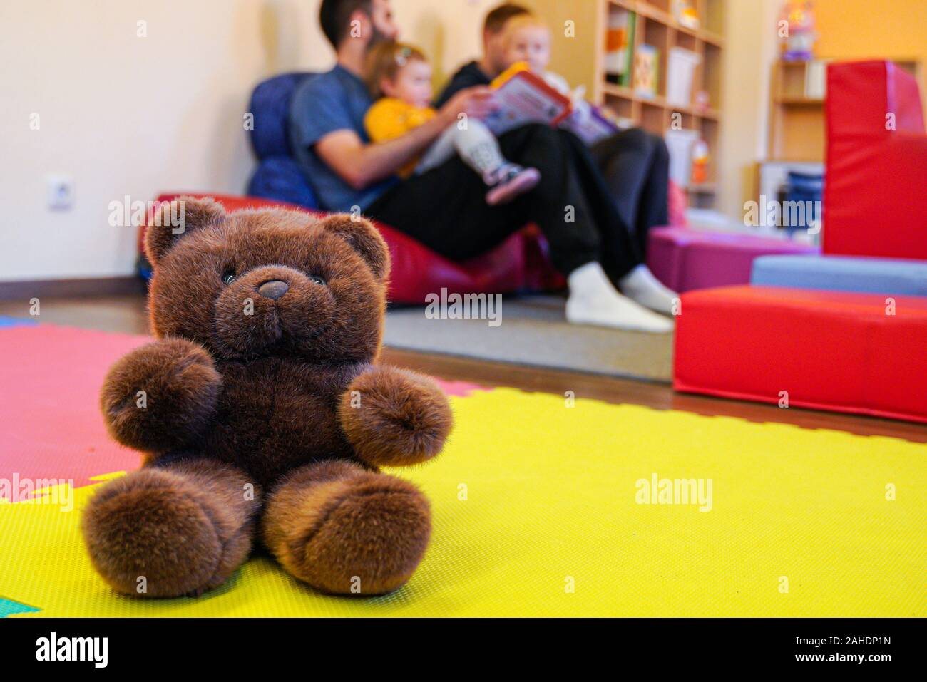 School child with teddy bear hi-res stock photography and images - Alamy