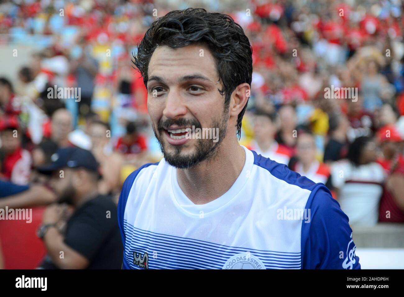 Rio De Janeiro, Brazil. 28th Dec, 2019. Actor Romulo Estrela during the ...