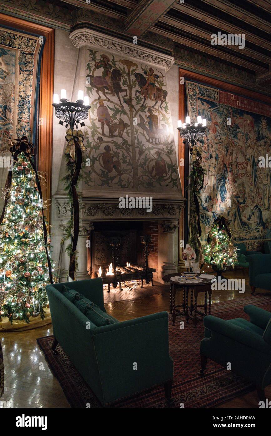 Chimney room at Biltmore Estate Stock Photo - Alamy