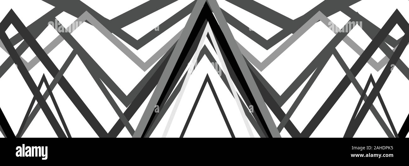 Random wavy, zig-zag lines abstract art texture, background. Sinuous ...