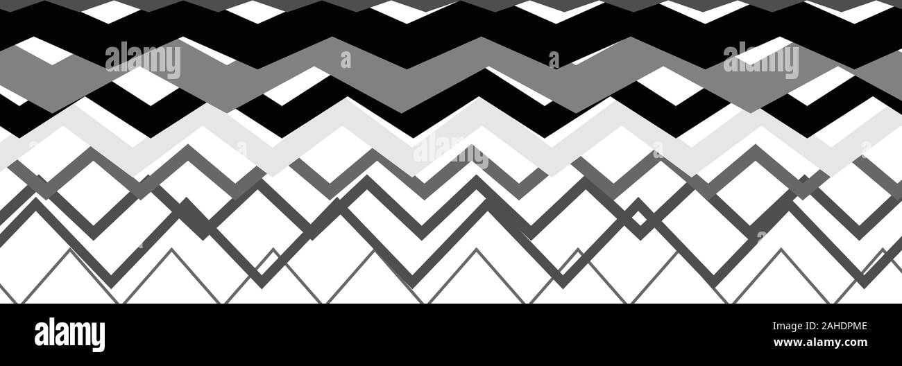 Random wavy, zig-zag lines abstract art texture, background. Sinuous ...