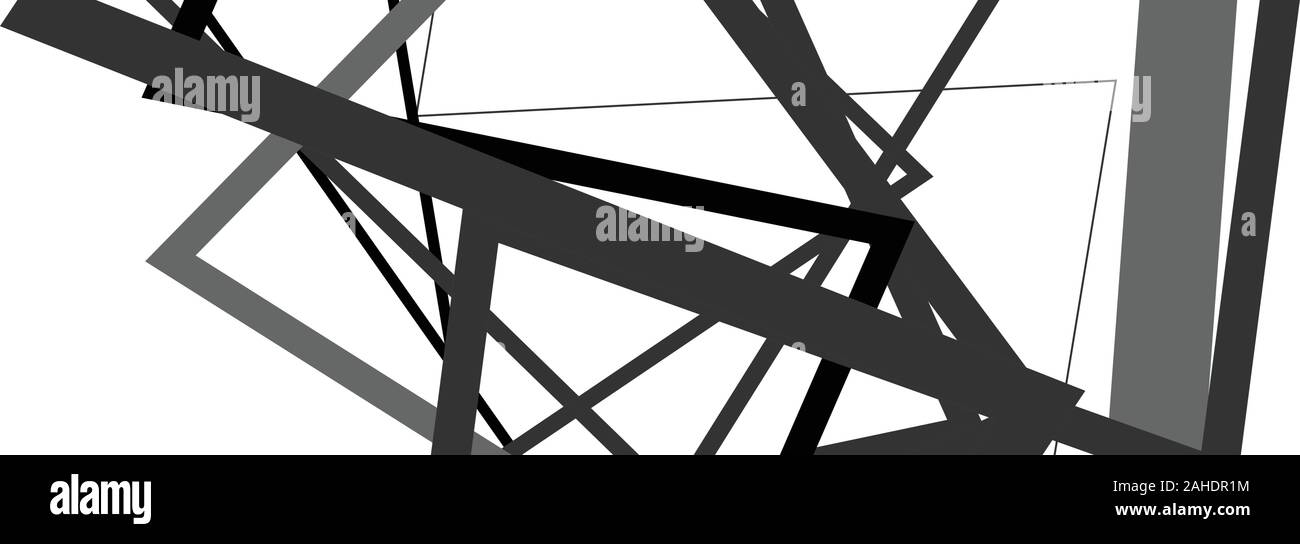 Random wavy, zig-zag lines abstract art texture, background. Sinuous ...