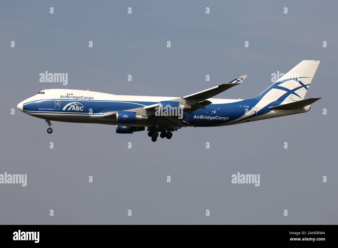 Russian AirBridgeCargo Boeing 747-400F with registration VP-BIK on ...
