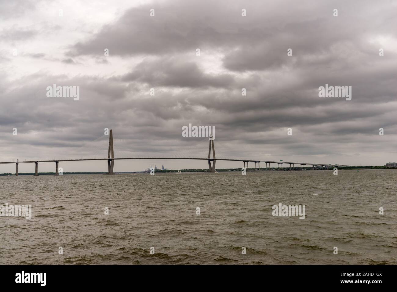 The Arthur Ravenel Jr. Bridge is an iconic landmark connects Charleston ...