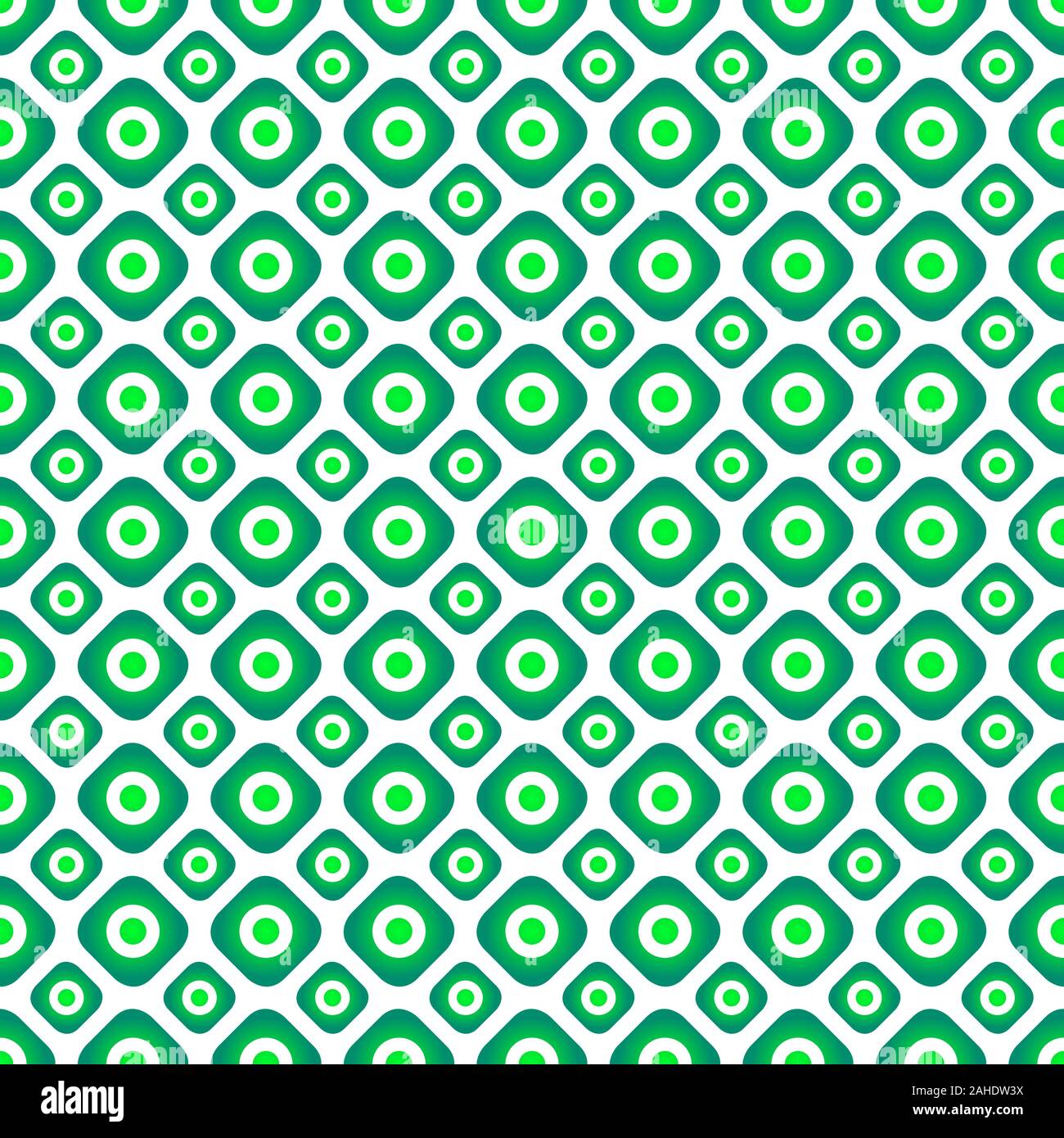 Two different sized squares with circles seamless repeat pattern ...