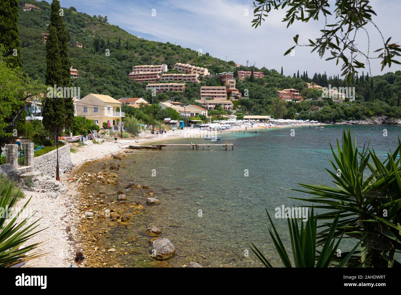 Corfu kalami bay durrell hi-res stock photography and images - Alamy