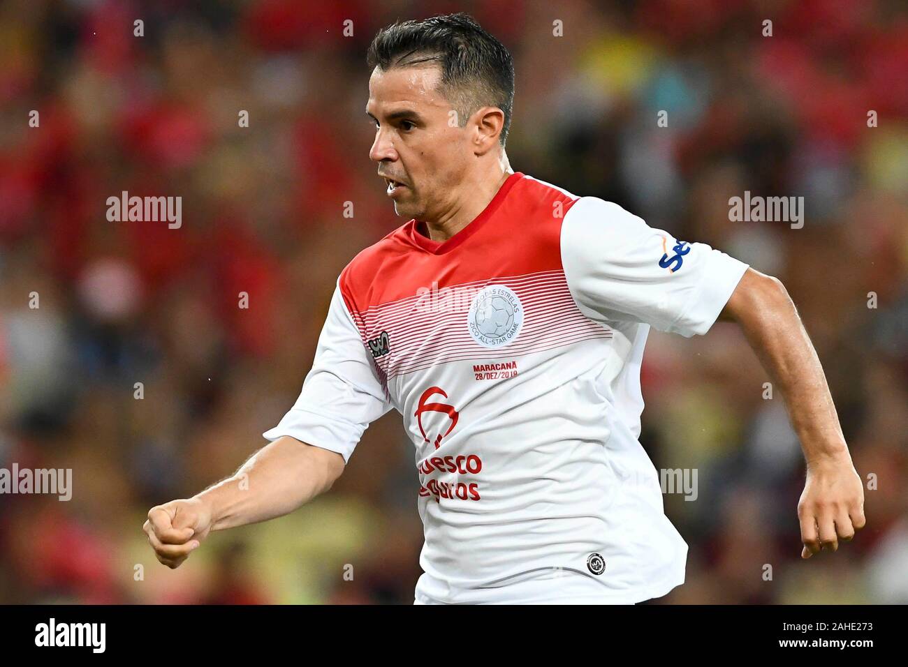 Rio De Janeiro, Brazil. 28th Dec, 2019. Saviola during the Zico Stars ...