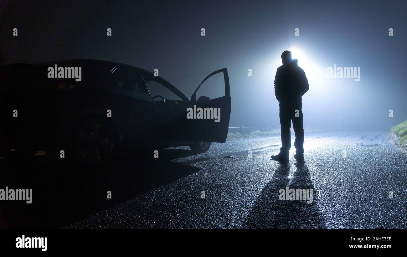 Scary man car hi-res stock photography and images - Alamy