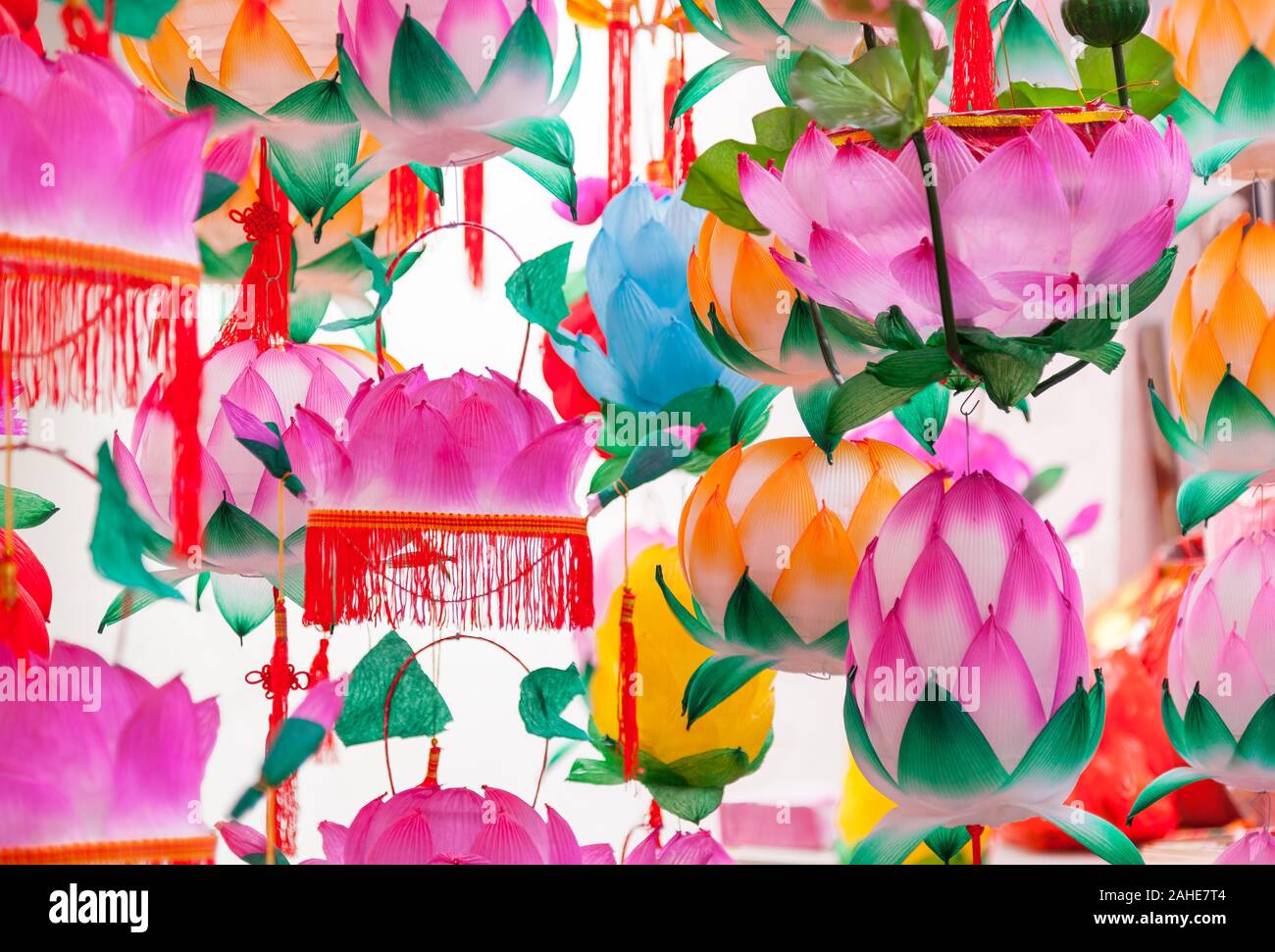 Lotus lantern festival lanterns hi-res stock photography and images - Alamy