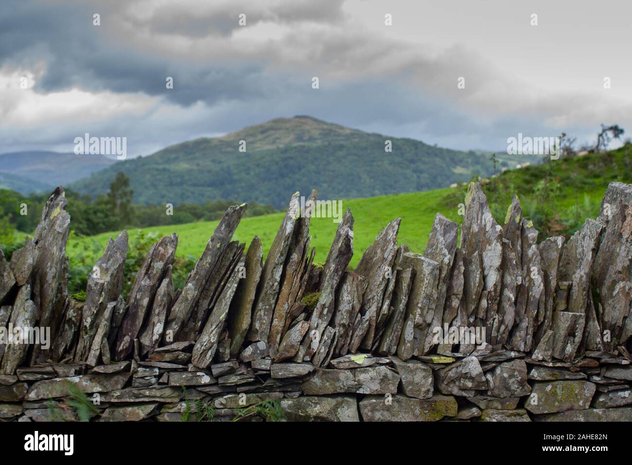 Slate fence hi-res stock photography and images - Alamy